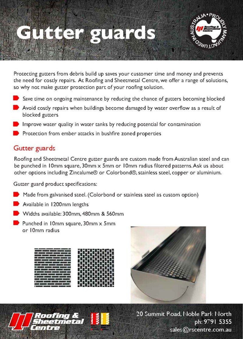 Roofing & Sheetmetal Centre | Melbourne – Custom sheet metal ...