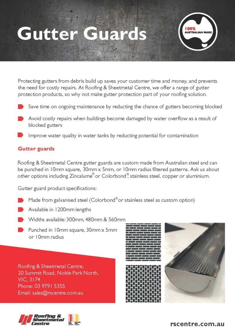 Roofing & Sheetmetal Centre | Melbourne – Custom sheet metal ...